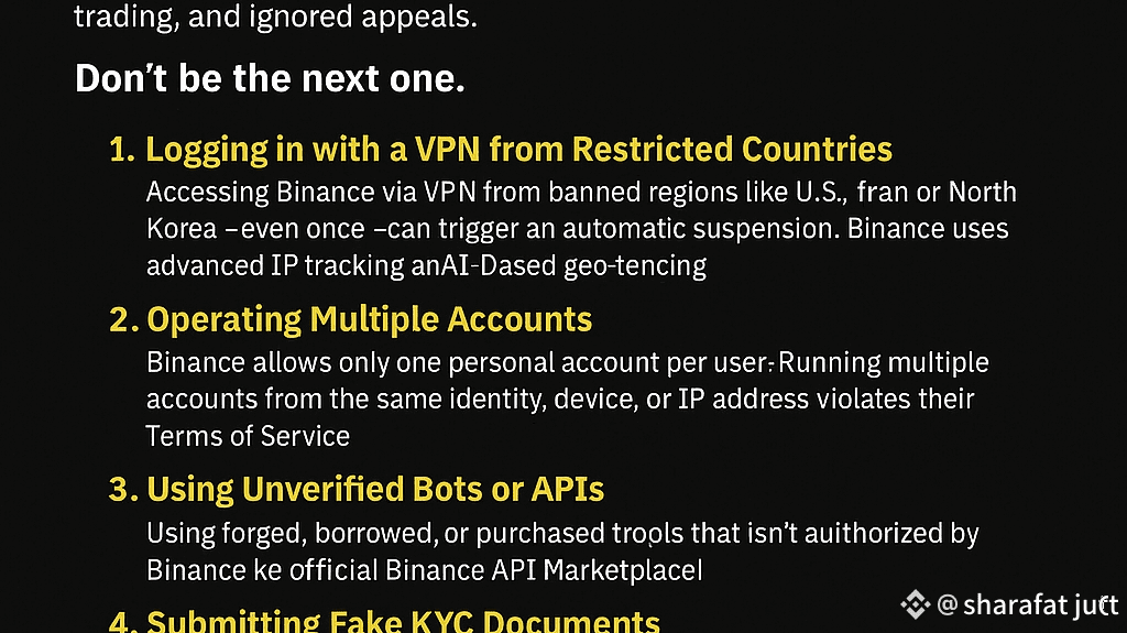 One Mistake Could Lock You Out of Binance Forever Here’s How to Protect Your Account — Before It ...