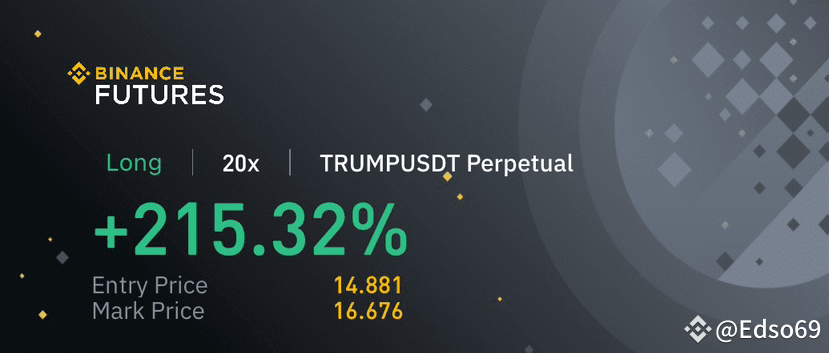 Hey 200% ☣️☣️☣️☣️☣️ $TRUMP | Edso69 on Binance Square
