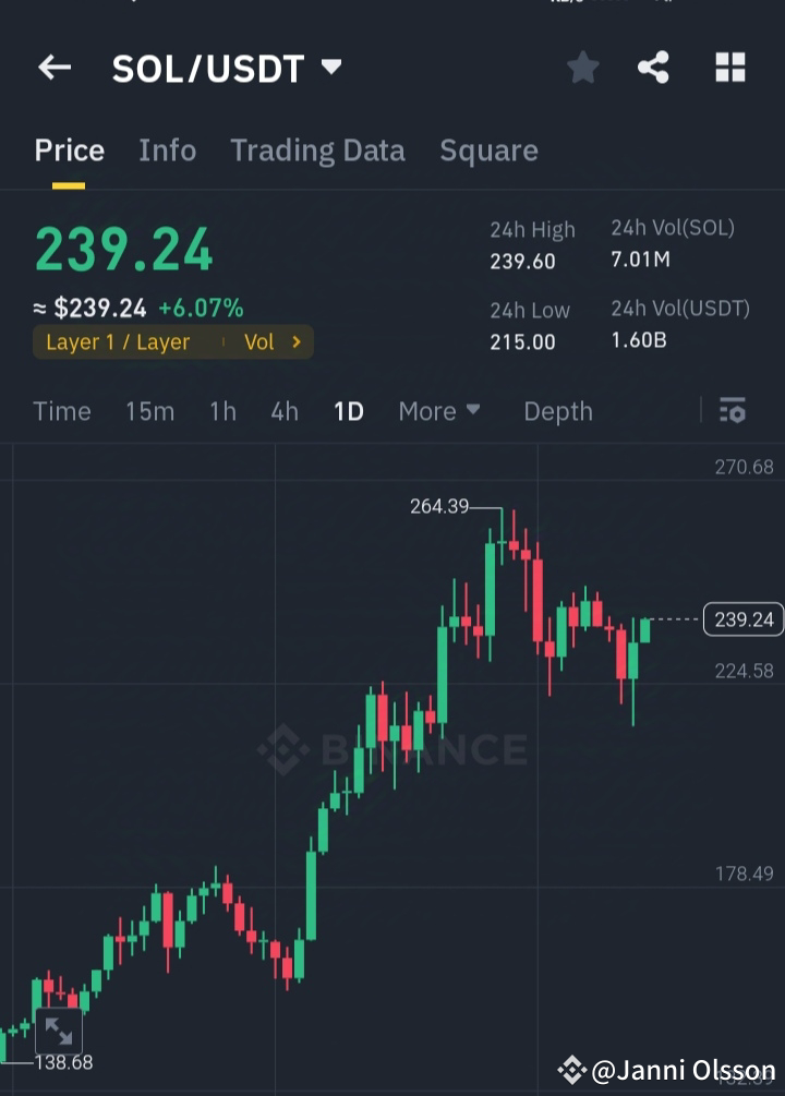 🚀$SOL ALERTA SOL/USDT: UMA REVERSÃO DE ALTA SE PREPARANDO? | Janni Olsson no Binance Square