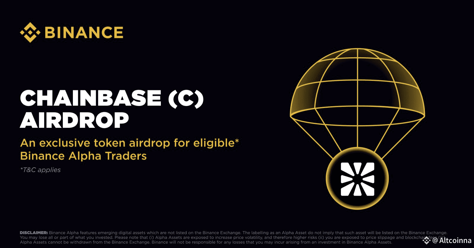 🚨 Get Ready: Chainbase (C) Debuts on Binance Alpha! 🚨 Here | Altcoinna on Binance Square