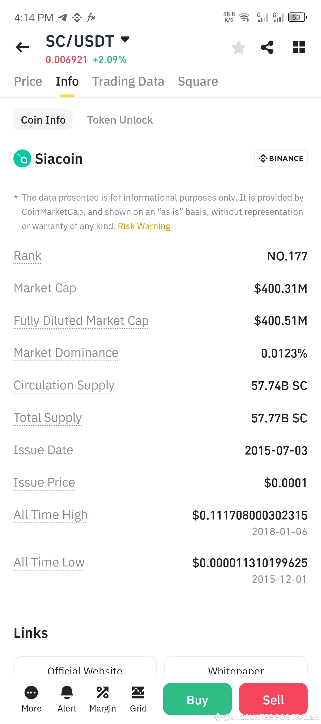 which coin will tuch 0.5cent in next year? siacoin. . . buy | ENCOUNTER ...