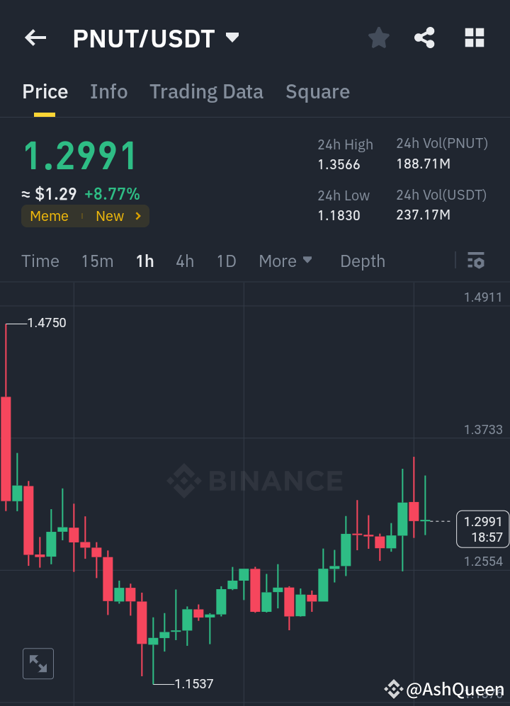 🚨 $PNUT /USDT is Heating Up – Profitable Opportunities Ahea | AshQueen on Binance Square