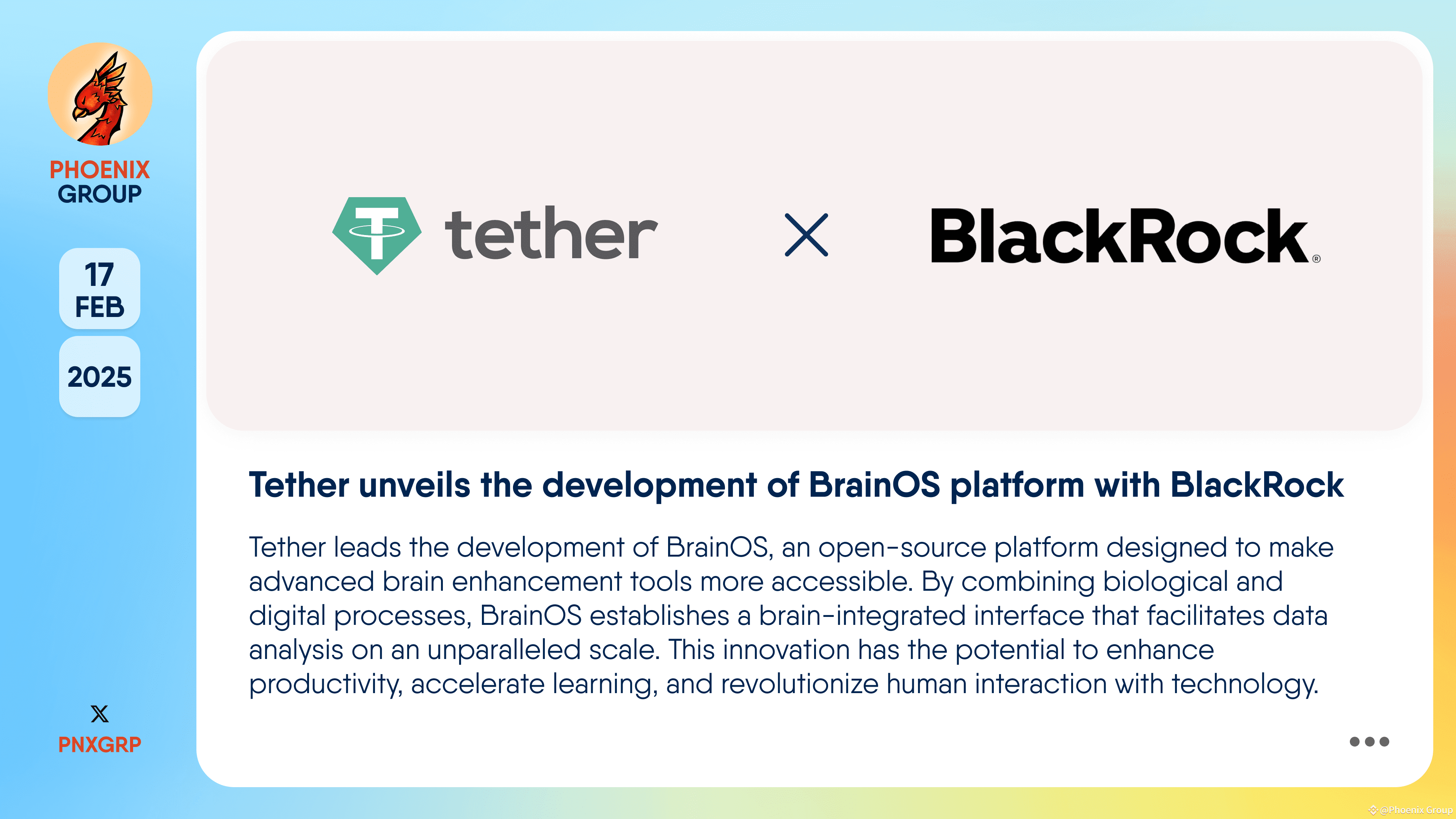 Tether unveils the development of BrainOS platform with Blac | Phoenix ...