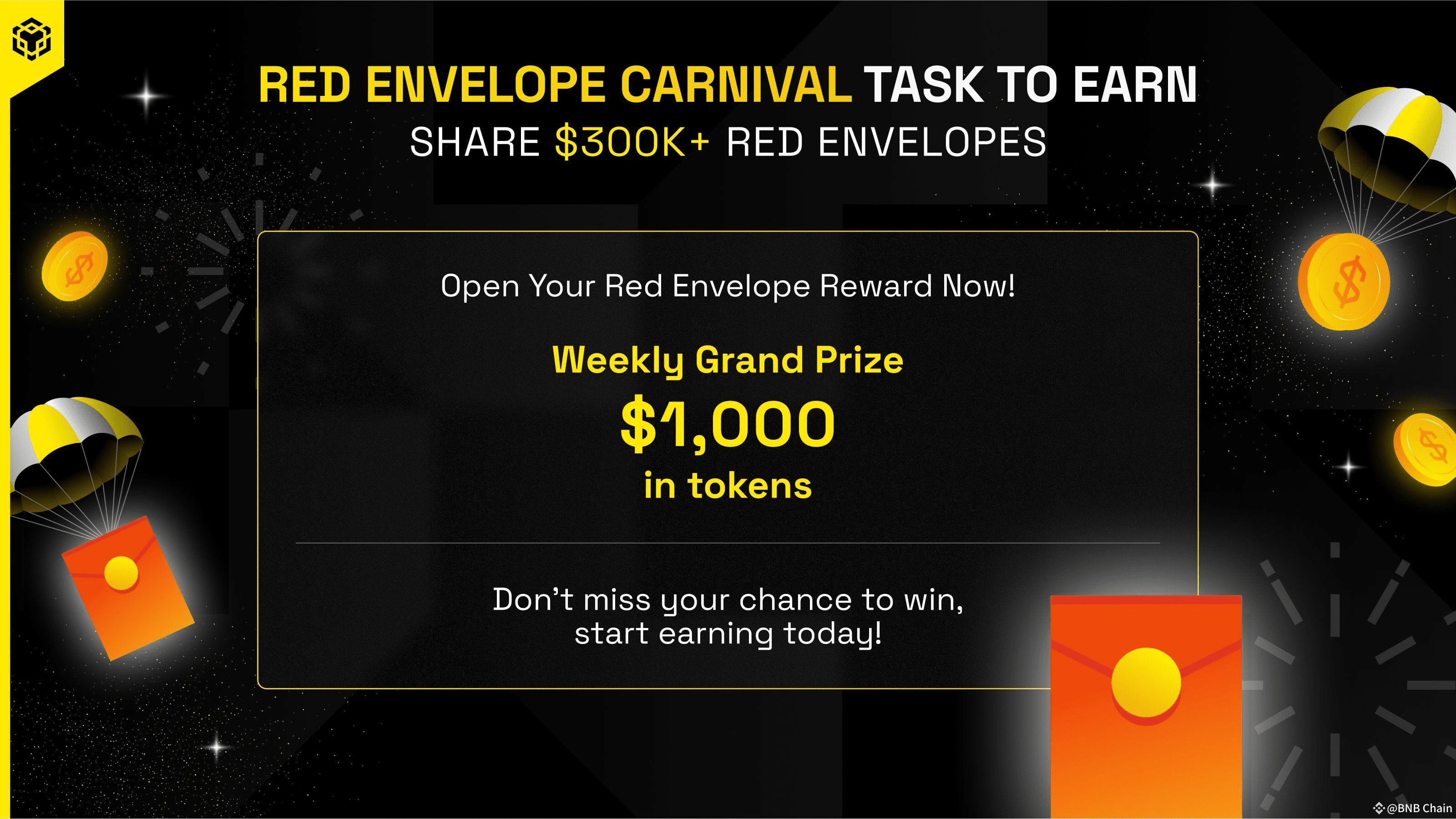 Open your Red Envelope NOW to reveal your reward! 💰 With | BNB Chain on ...