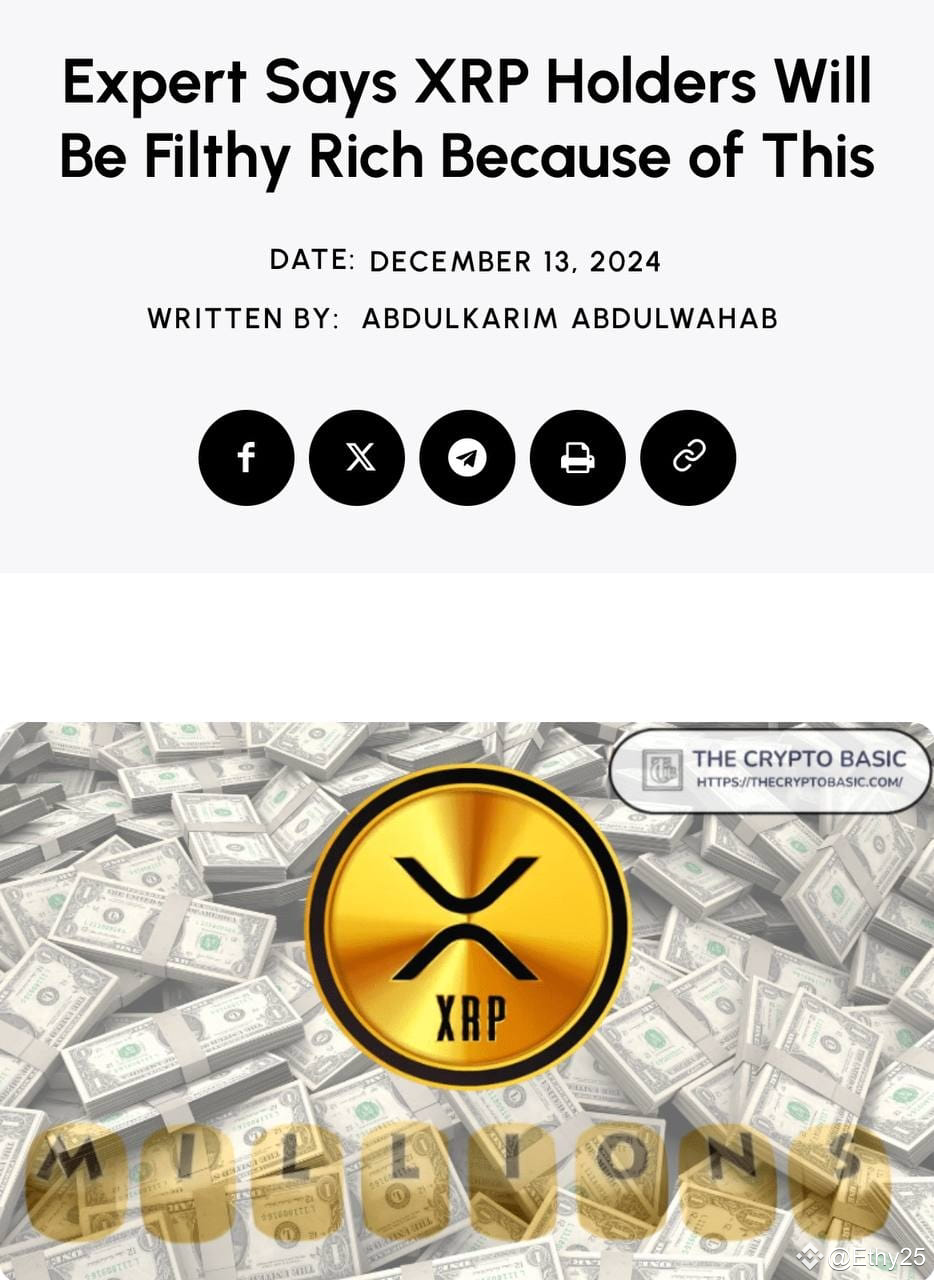 #XRP HOLDERS POISED FOR HUGE GAINS! Tech analyst Steph for | Ethy25 on Binance Square