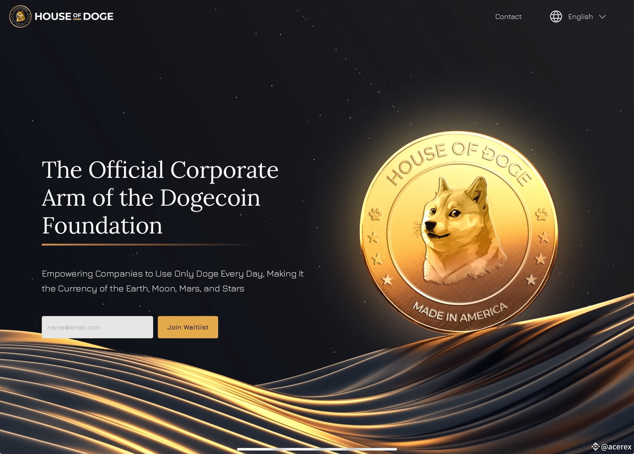 🚨HOUSE OF DOGE WEBSITE IS LIVE! House of Doge, the America | acerex on ...
