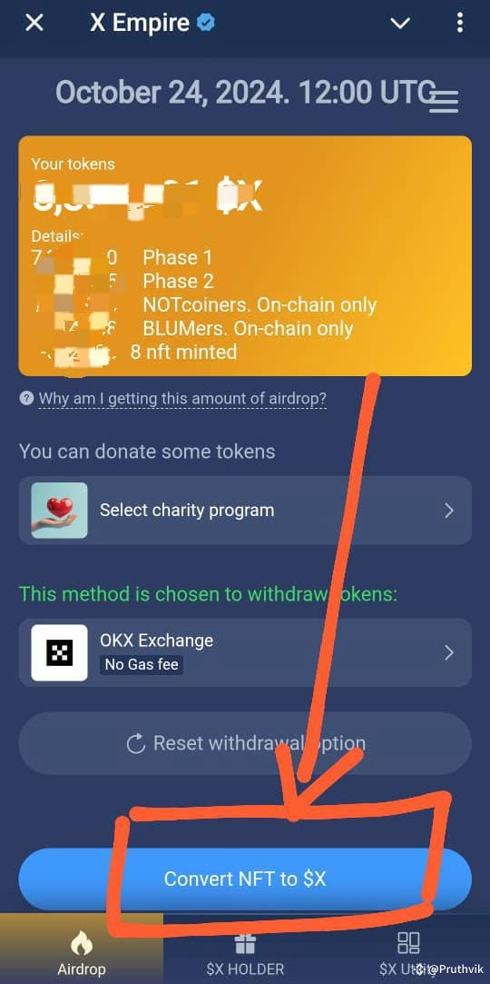 📢Now convert your nft to x token 1nft = 69000 x token 🚀📈 | Crypto_By_Kratos on Binance Square