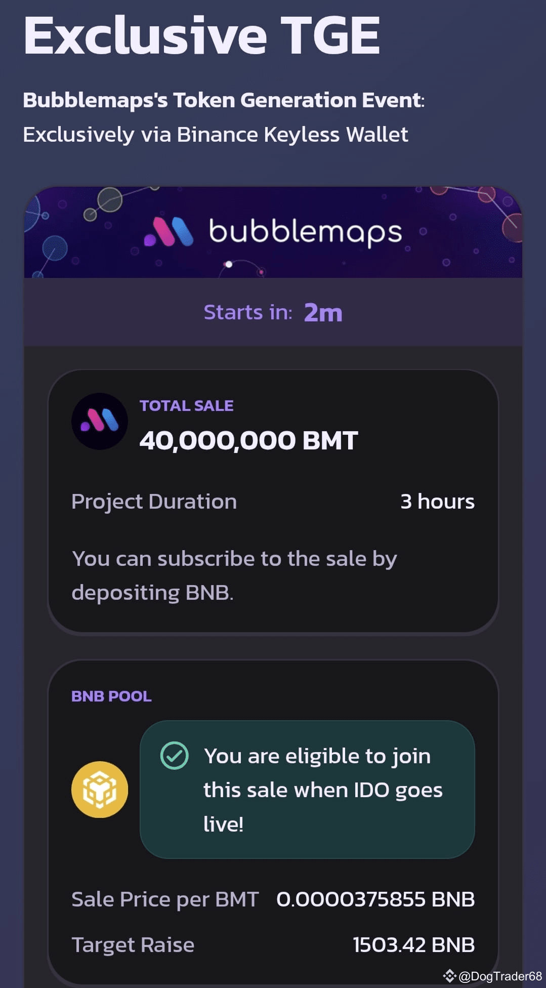 $BNB $BTC $CAKE I have money again, I've held BNB all | DogTrader68 on Binance Square