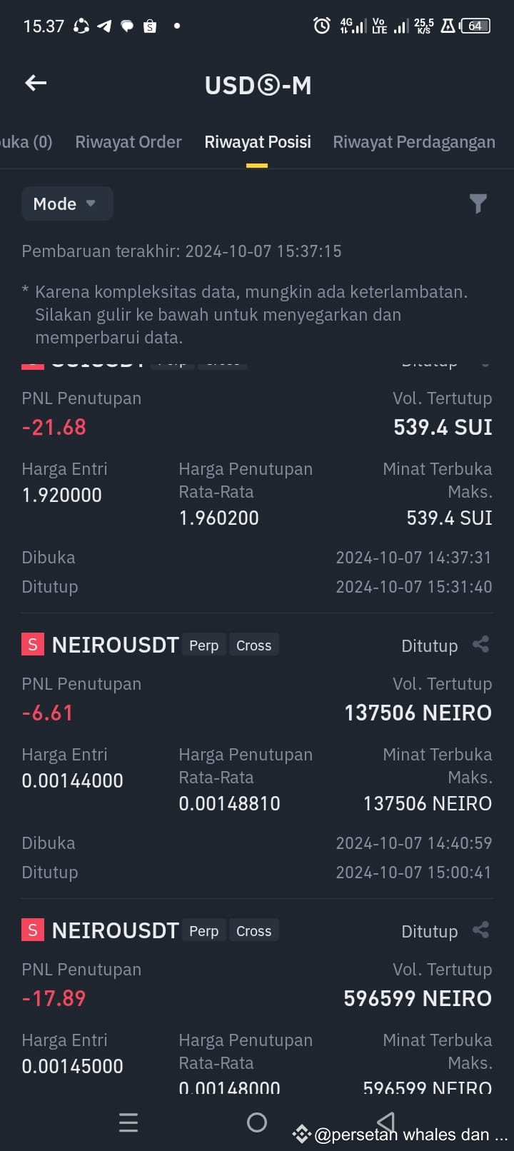 $NEIRO $SUI is this called part of success? mentally being b | persetan ...