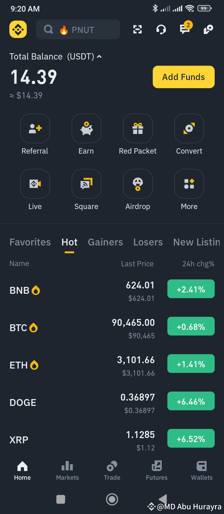 Today I Have 14 doller 🥲 Wich coin make me profitable man | MD Abu Hurayra on Binance Square