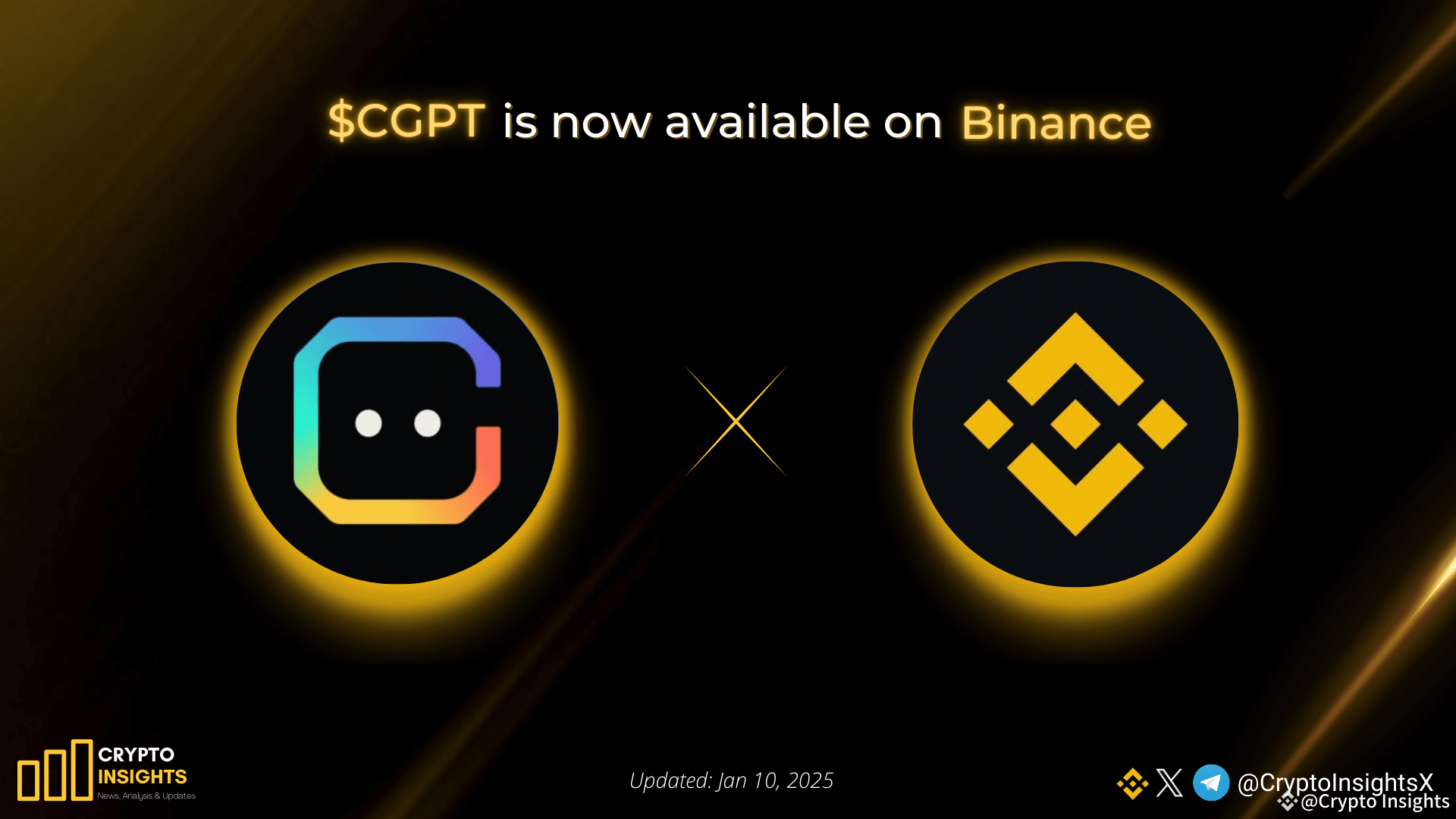 📢 $CGPT is now available on Binance #ChainGPT is a leadi | Crypto Insights on Binance Square