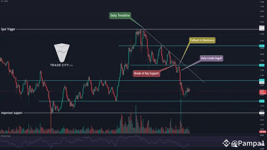 🚀 AVAX: Ready for a Reversal? 🌠 Decoding the Downtrend and Potential Triggers! 📈 | Pampa1 on ...