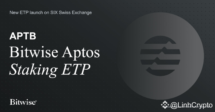 Bitwise Aptos Staking ETP has been listed on the SIX Swiss | LinhCrypto on Binance Square