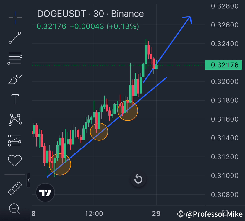 $DOGE /USDT Bull Run Alert: Entry Point Analysis!🔥💯 The D | Professor Mike on Binance Square