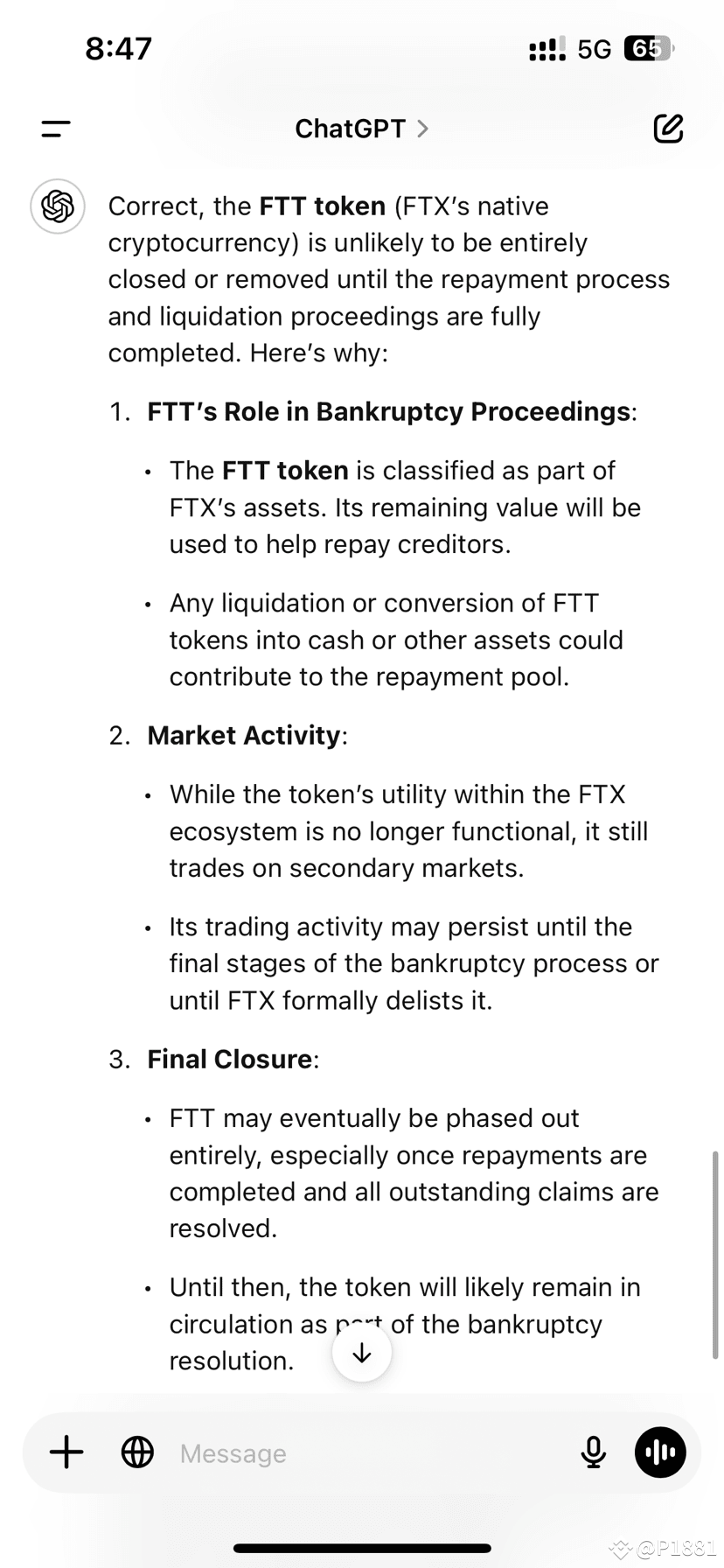 $FTT First round of repayment will be 2 million customers | P1881 on Binance Square