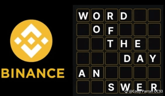 Ответ Binance Слова Дня 10 марта 2025 Ответ Binance Слова Дн | Cody Parran OC93 на Binance Square