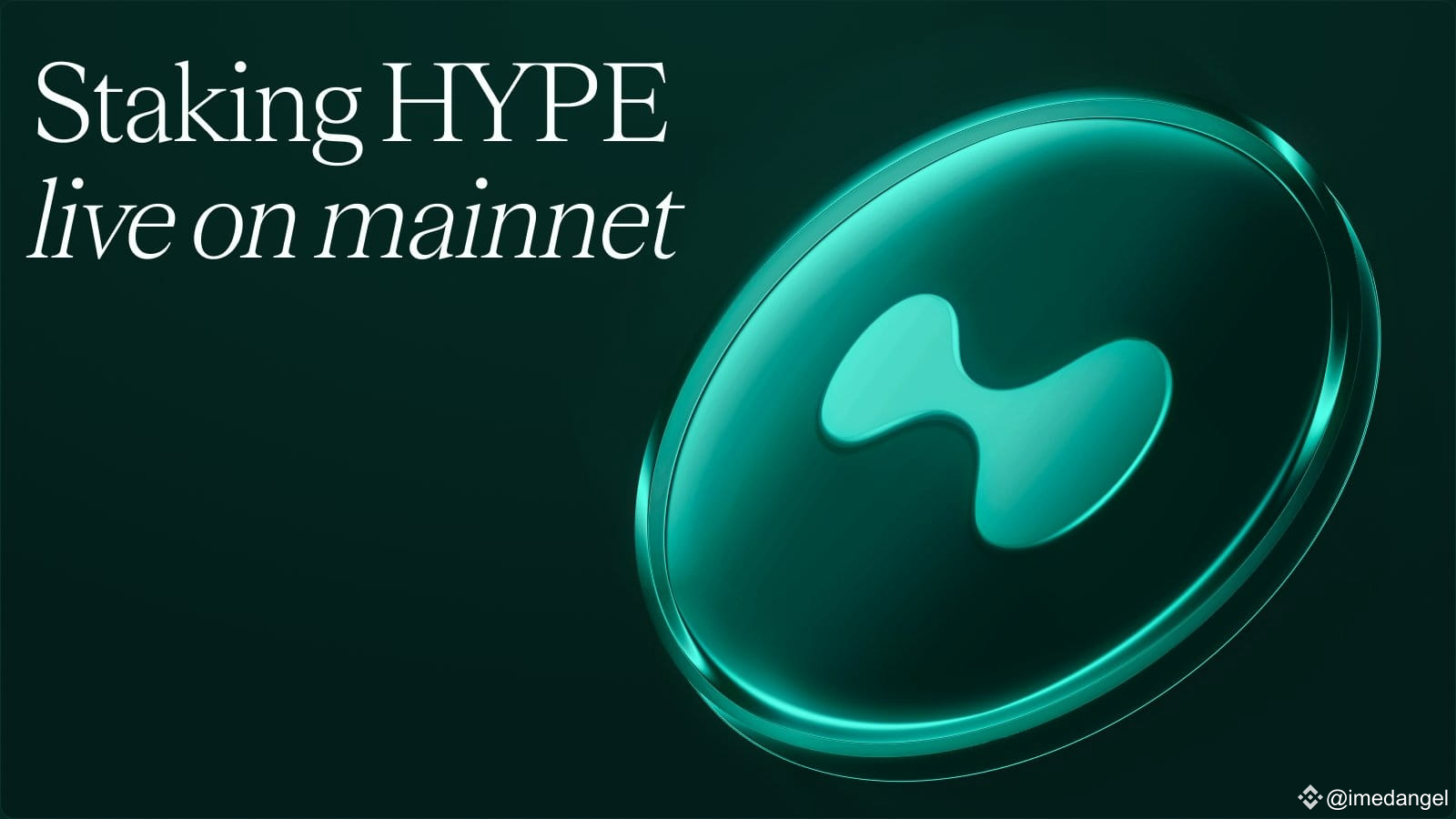 🚨 HyperLiquid launches staking on its $HYPE token. Tokens | Mr Imed on ...