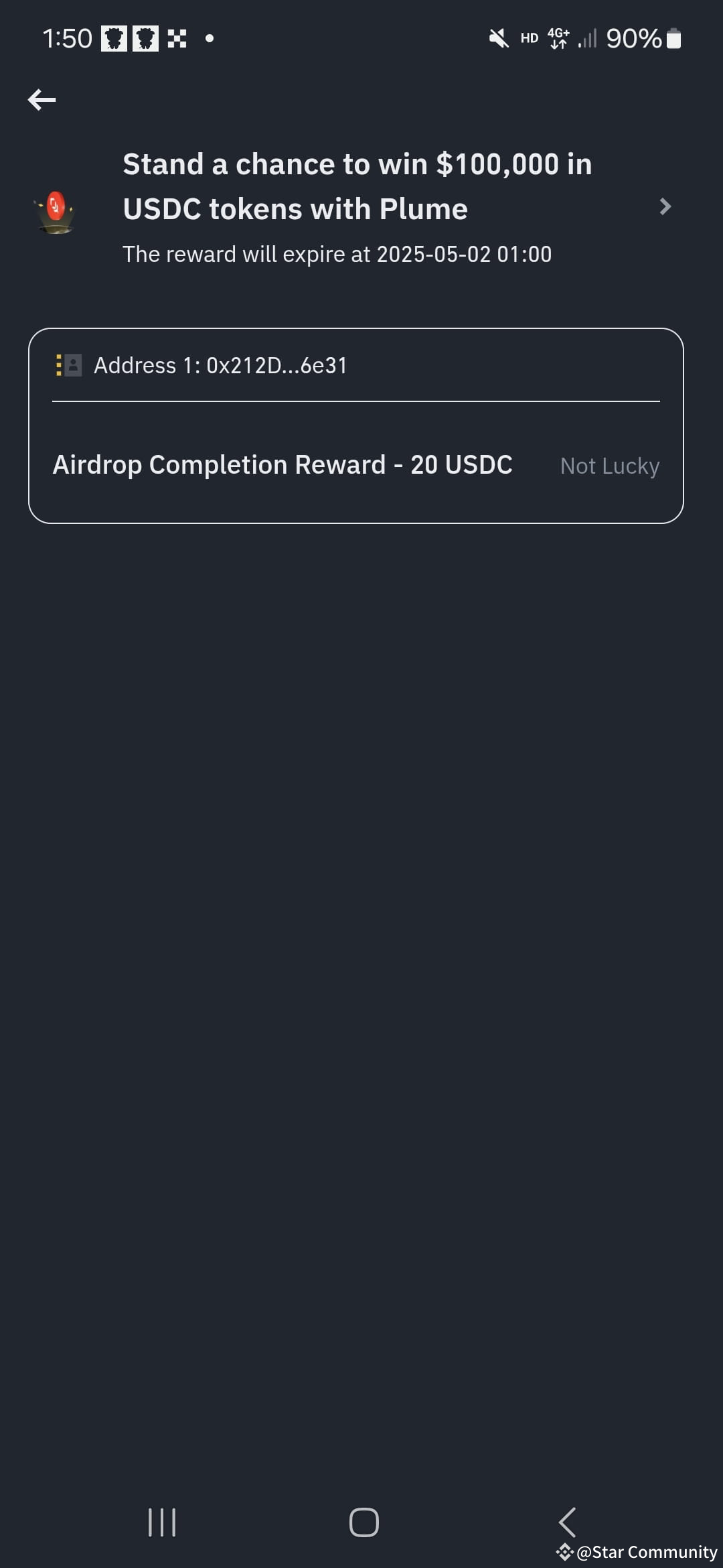 Plume x Binance Web3 Airdrop 😋 ️ Check win or not Reward | Star ...