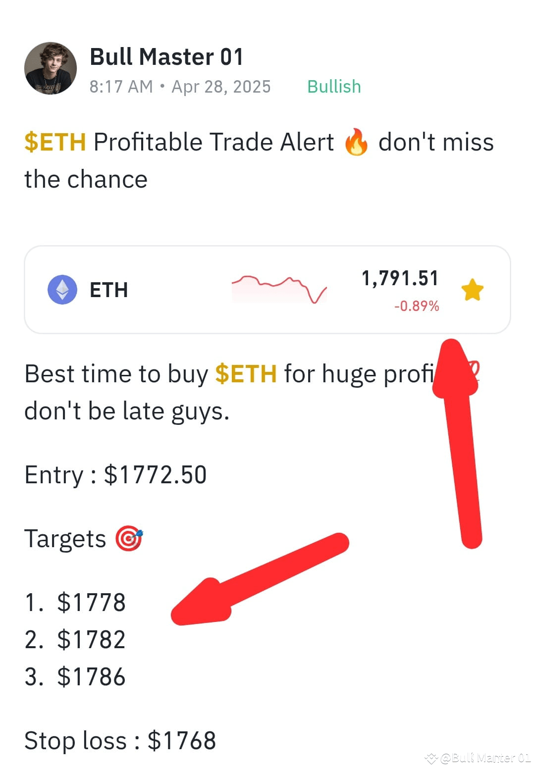 $ETH PERFECT TRADE! ALL TARGETS DESTROYED! 🎯💰Celebrate th | Bull Master ...