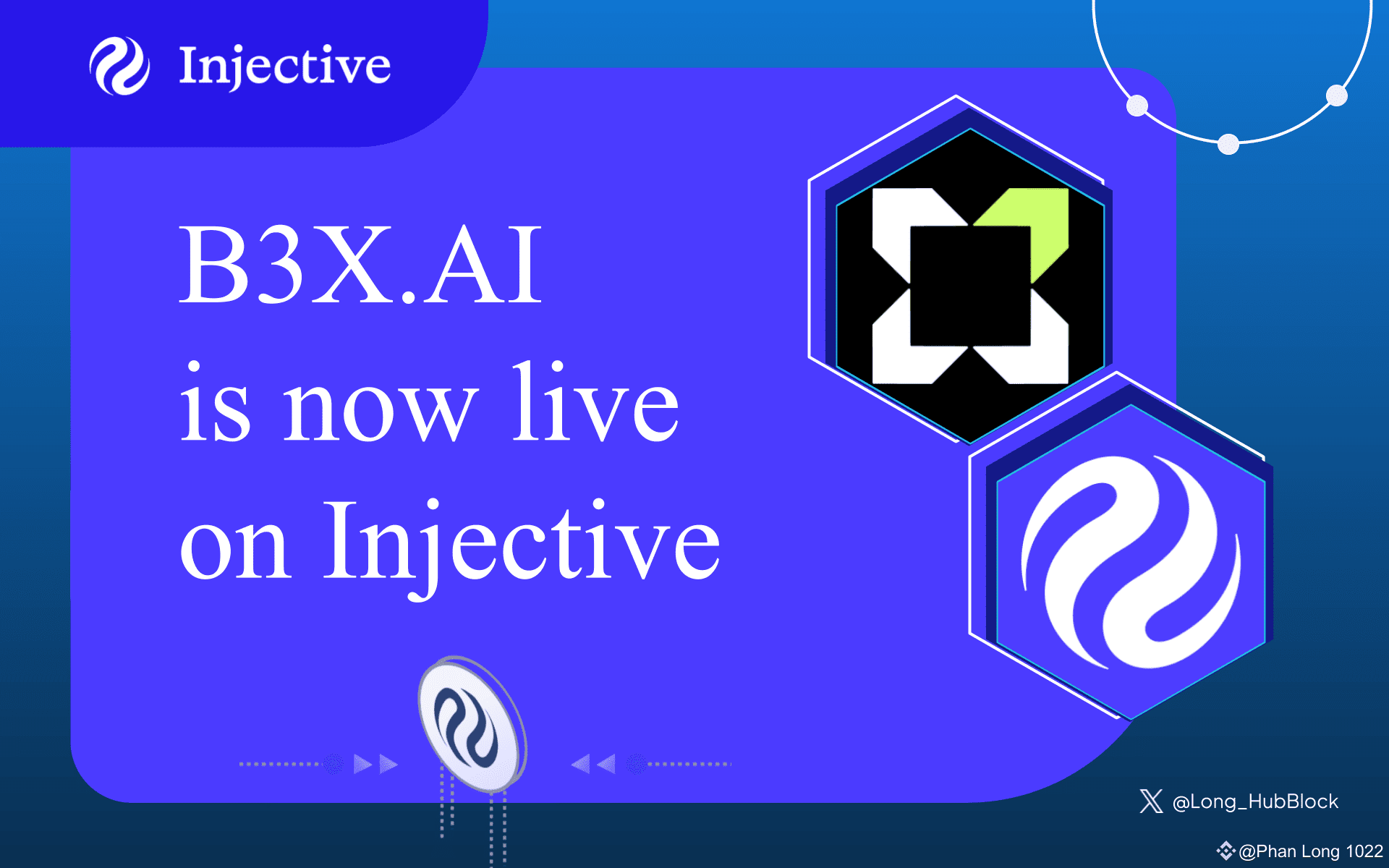 🚀 B3X is now live on @Injective ! B3X lets you build AI-dr | Phan Long ...