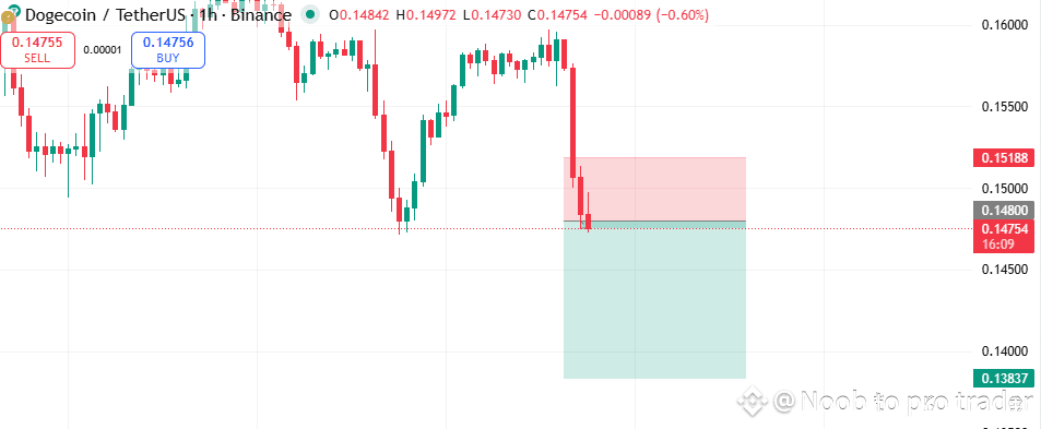 📉🔥 DOGE/USDT Thiết Lập Giao Dịch Bán Khống 🚀🐶 🔑 Chi ti | Noob to pro trader trên Binance Square