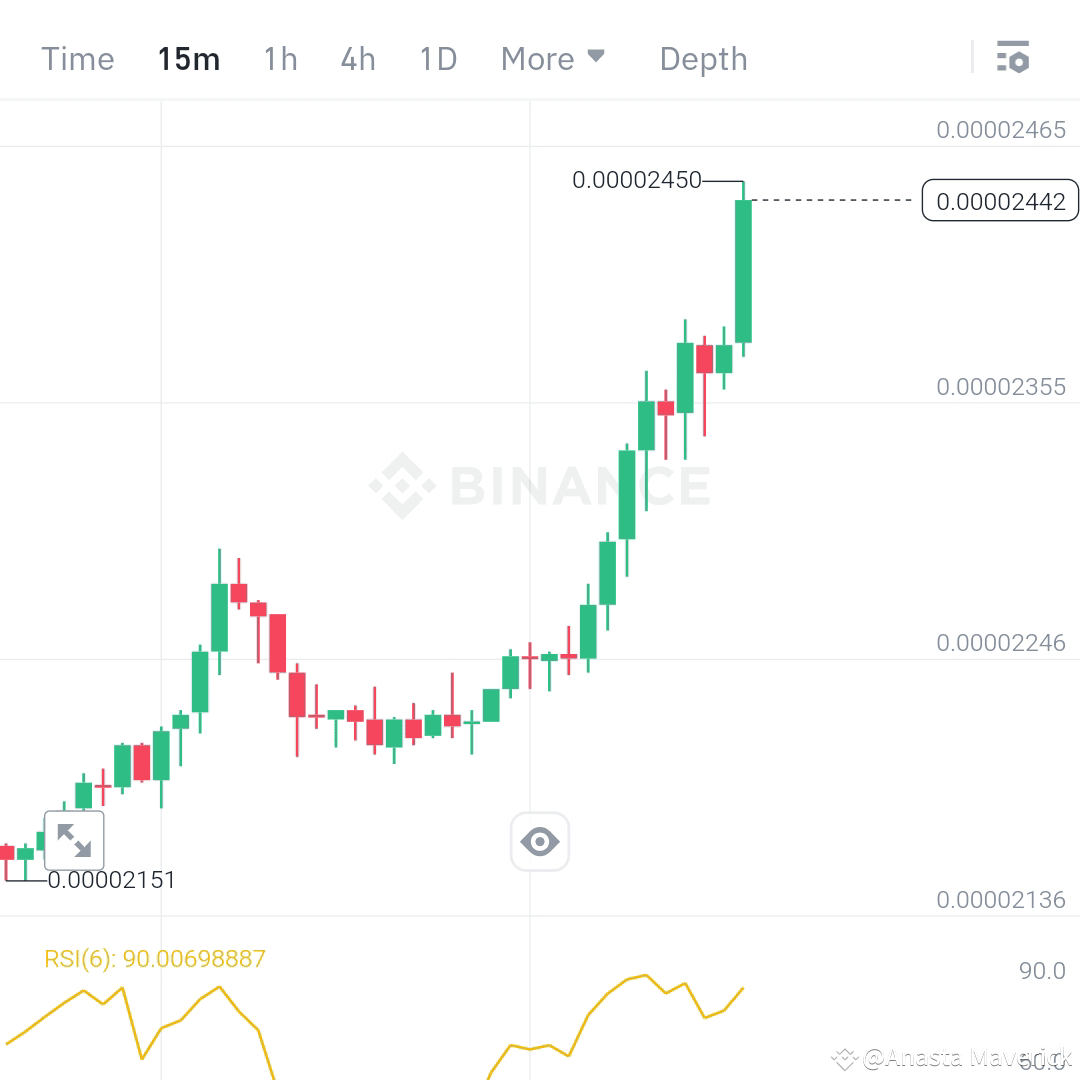 🚀 $PEPE TP1 HIT SUCCESSFULLY! 🚀 $PEPE has surged past 0. | Anasta Maverick on Binance Square