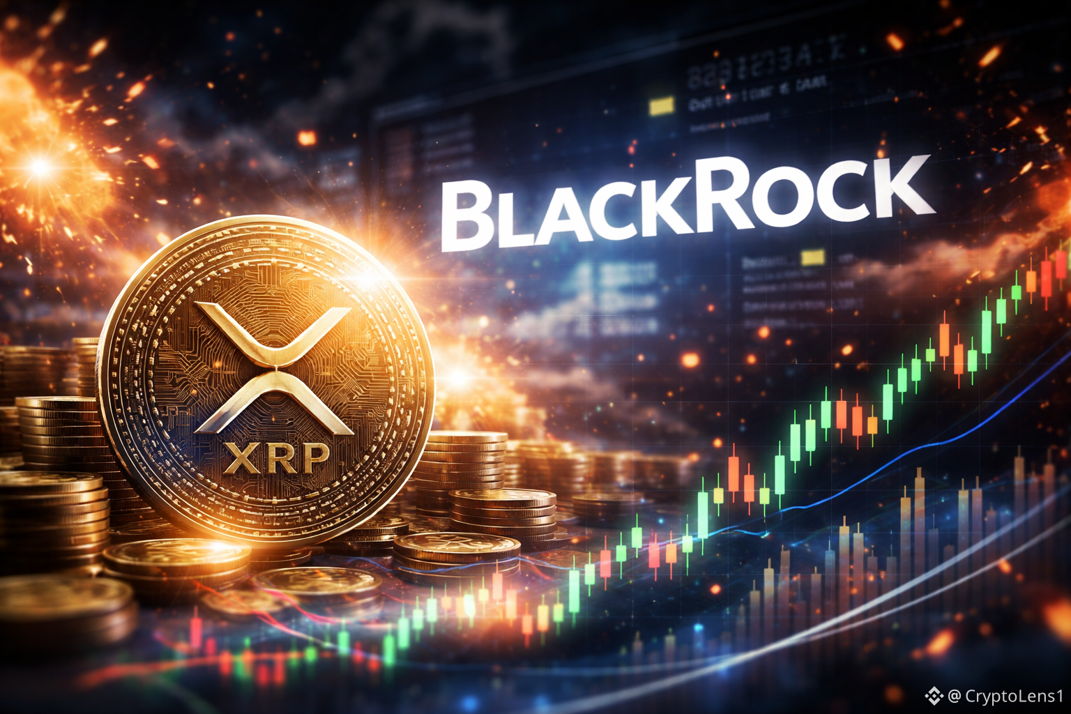 🚨🔥 $XRP + BLACKROCK RUMORS ARE GOING NUCLEAR 🔥🚨 Crypto T | CryptoLens1 ...