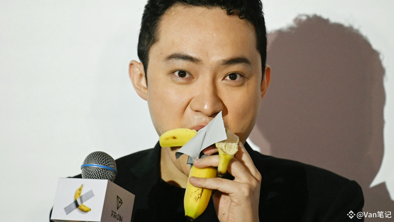 Swallowing $6.2 million in one gulp! Justin Sun's "sky-high banana show ...