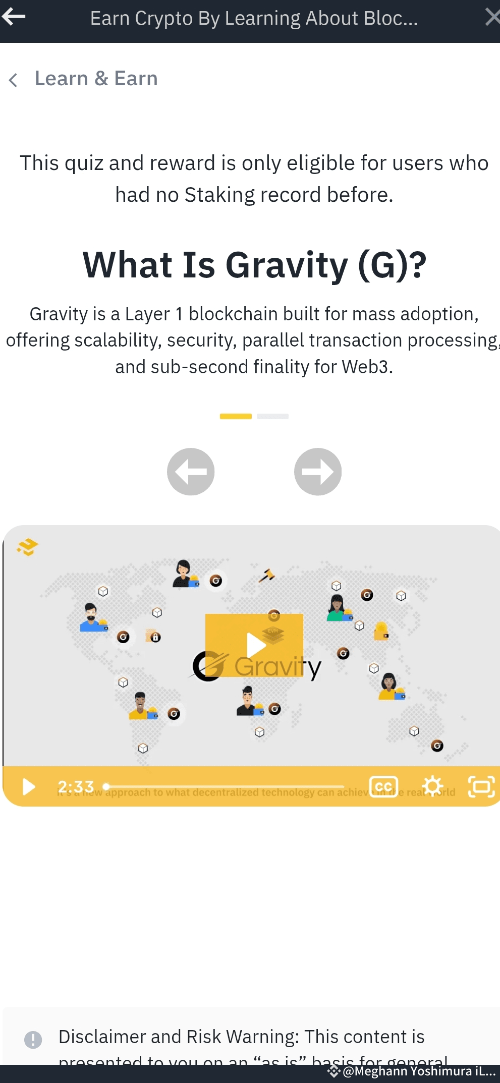 Earn free reward by taking quiz in binance 1. Open the Bina | Meghann Yoshimura iLgQ on Binance ...