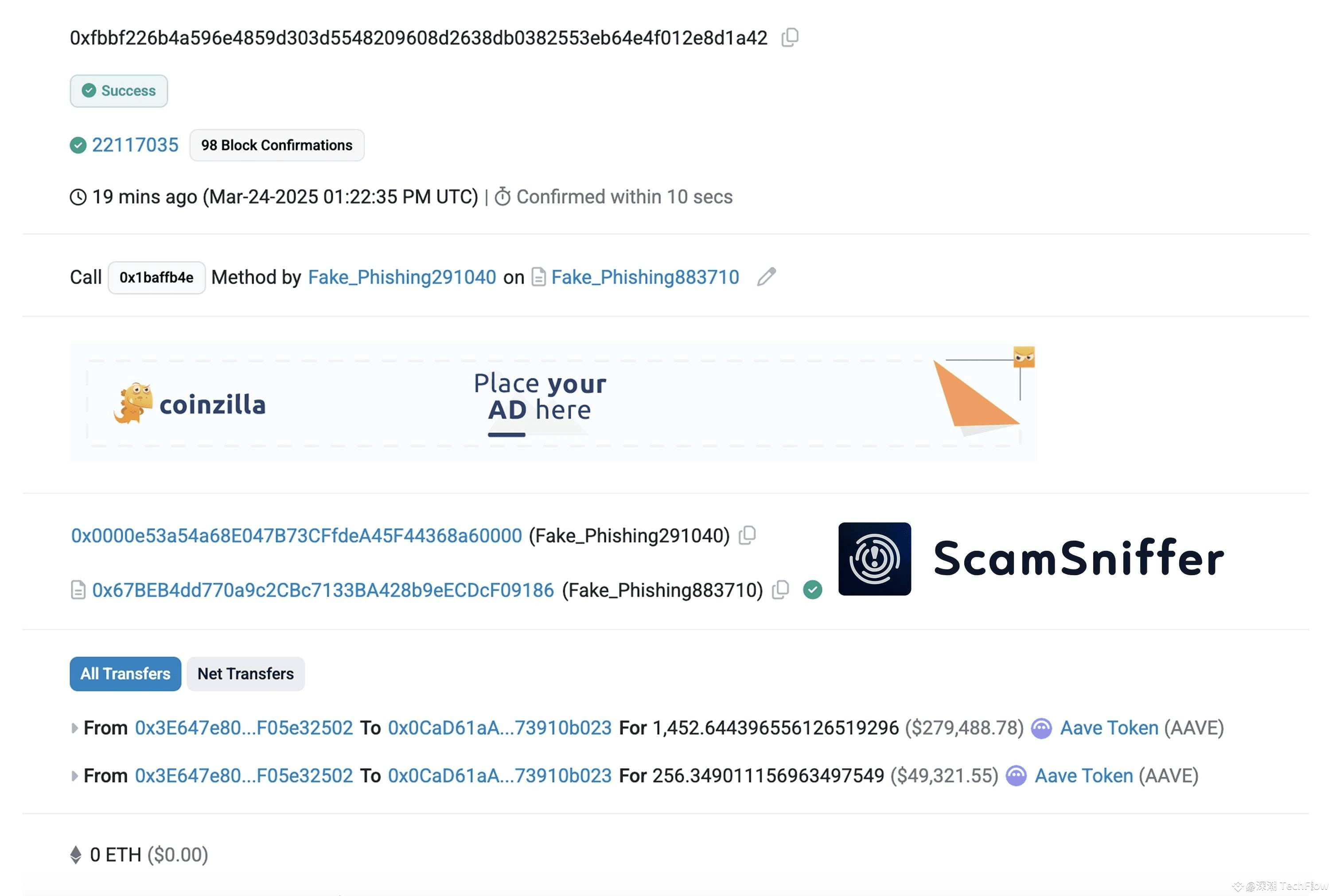 An address was stolen $329,000 due to a phishing authorization signed 408 days ago. | 深潮 ...