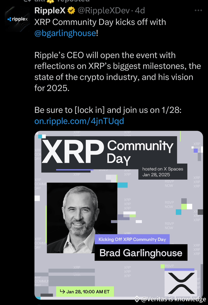 $HBAR #xrp Community day with XRP | Veritas is knowledge on Binance Square