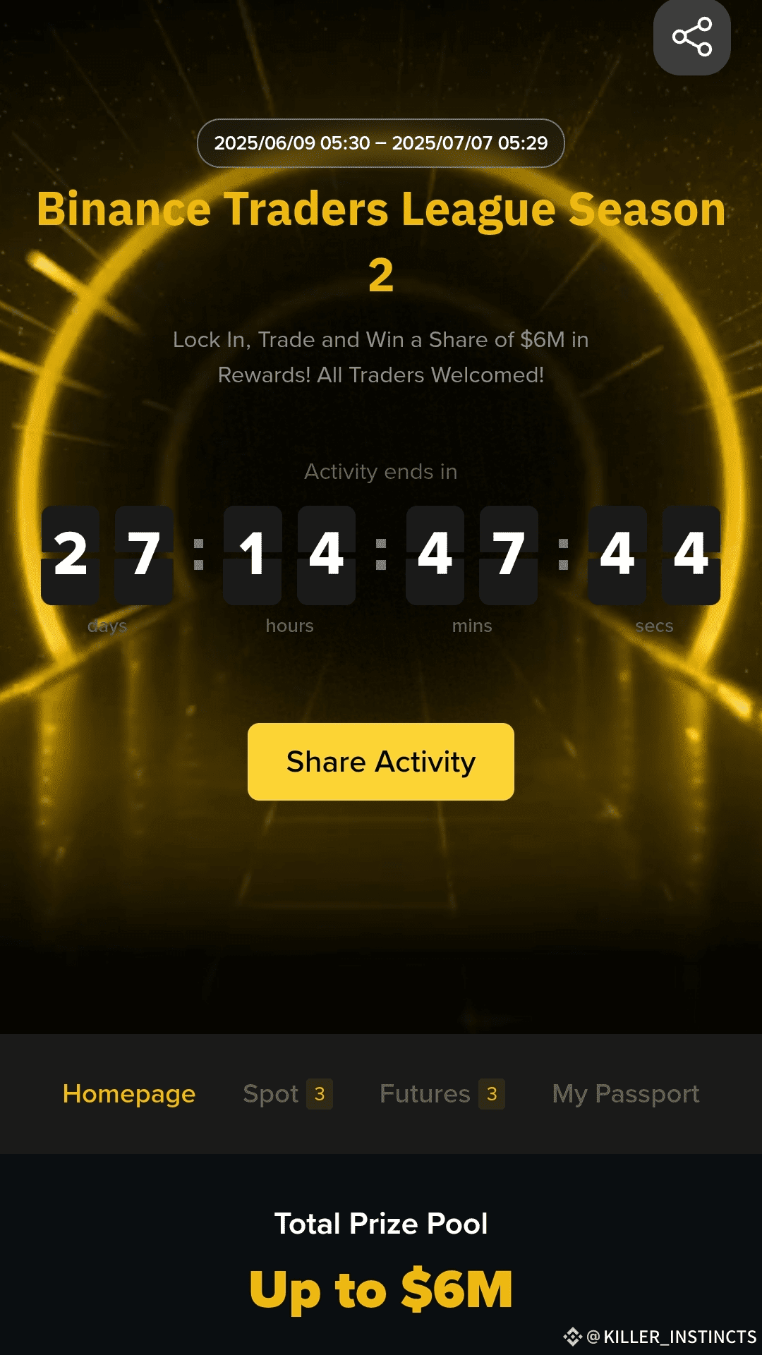 Binance Traders League Season 2 Summary Promotion Period: J | KILLER ...
