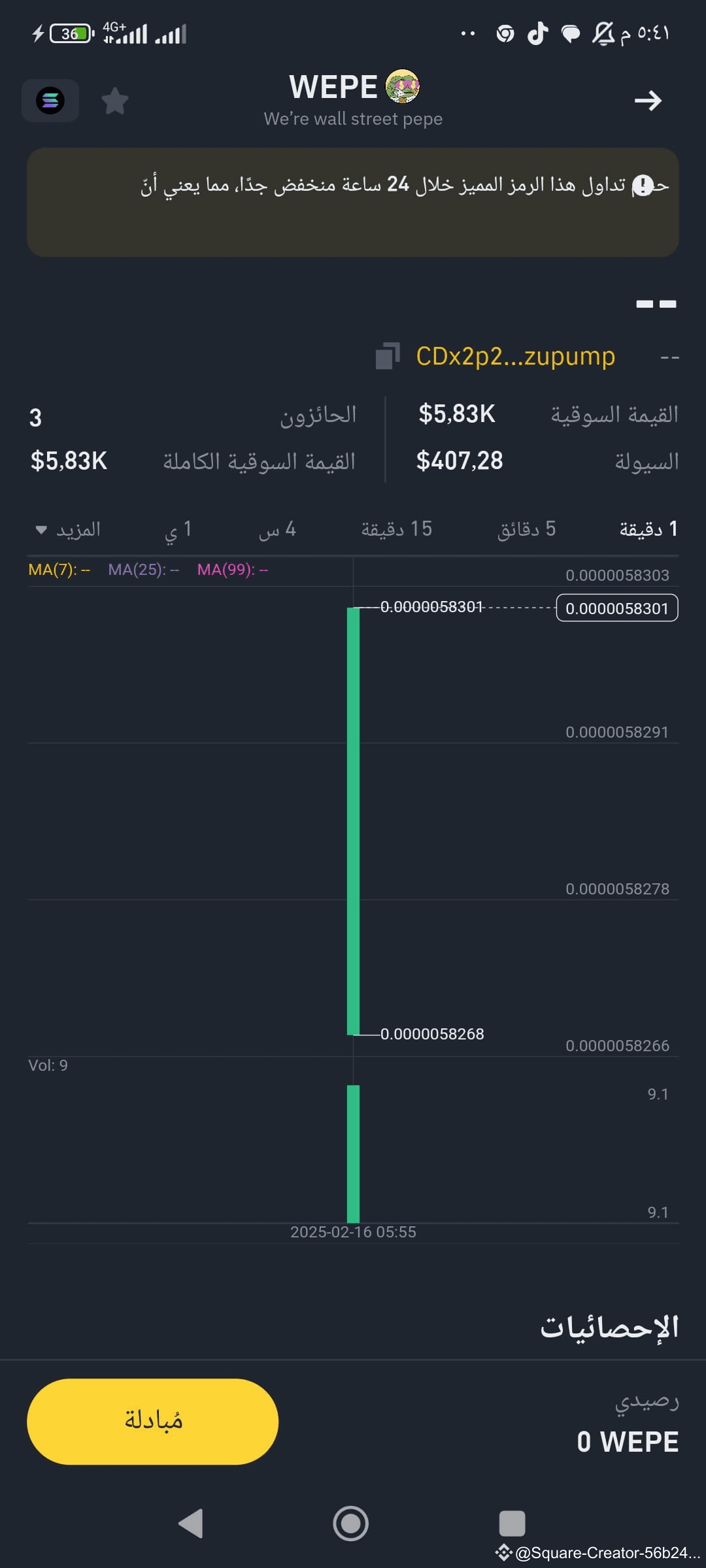 WEPE coin will be listed in the coming days on | BabaYaga129 on Binance ...