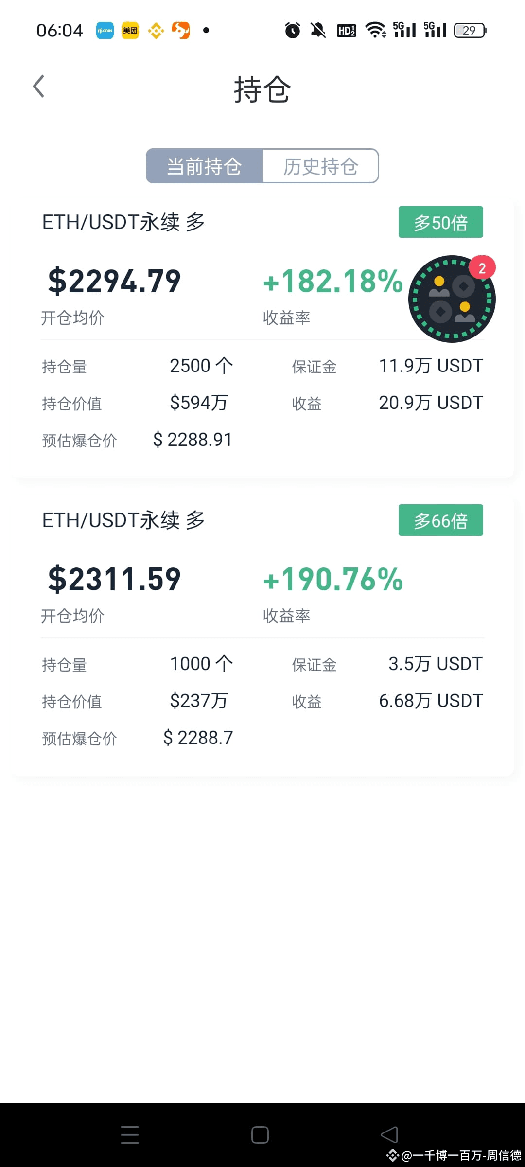 Liang Xi is awesome, he made 200,000 yuan $BTC | 一千博一百万- on Binance Square