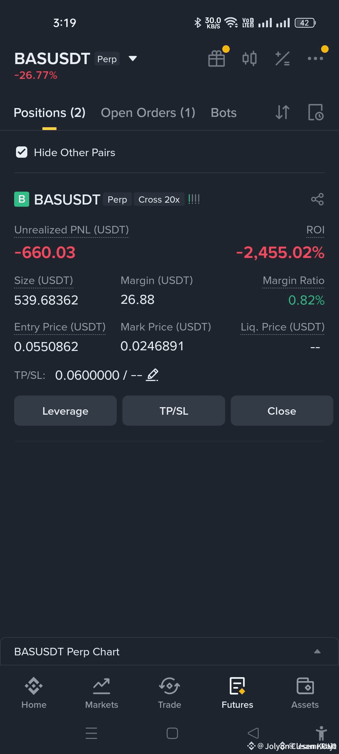 $BAS 😩 What can I do now? This shit coin just keeps | Zahidcrpto1 on ...