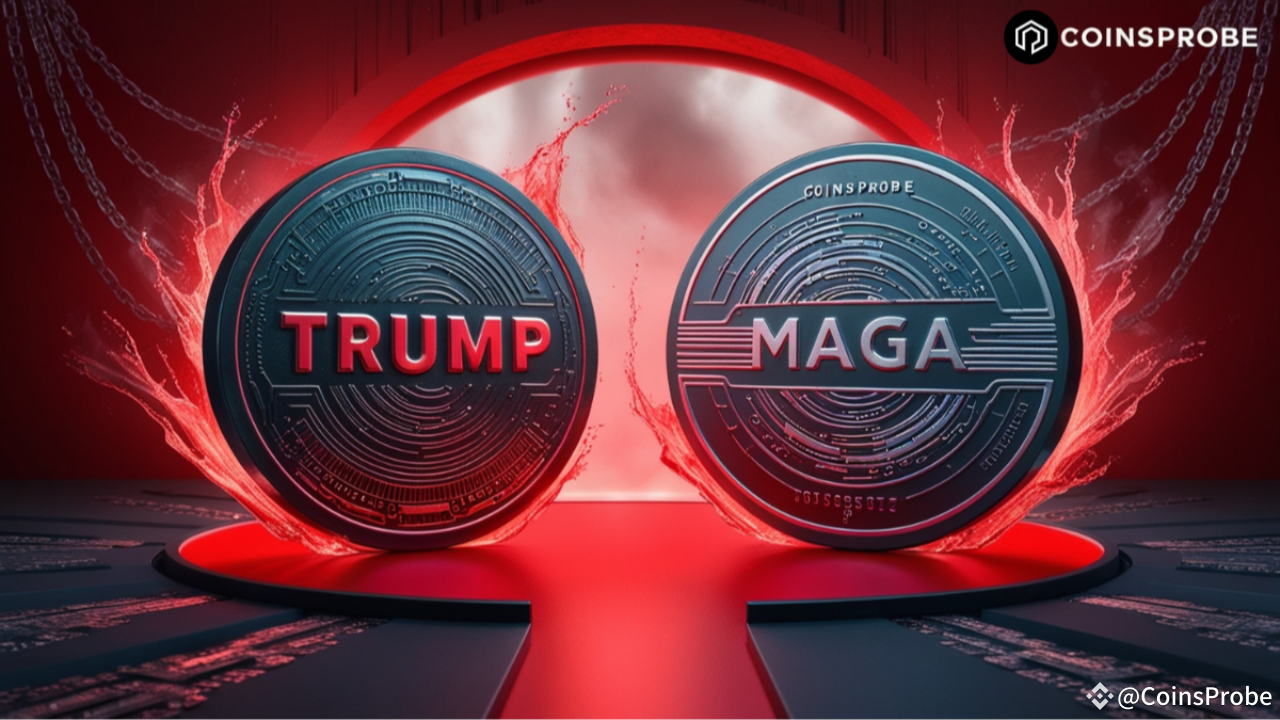 Top Political Memecoins TRUMP and MAGA Sink to Key Support Levels ...