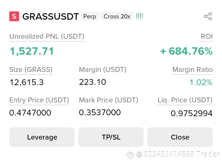 GRASS USDT running trade 1.5K$ profit All loss recovery | 923451414688 ...