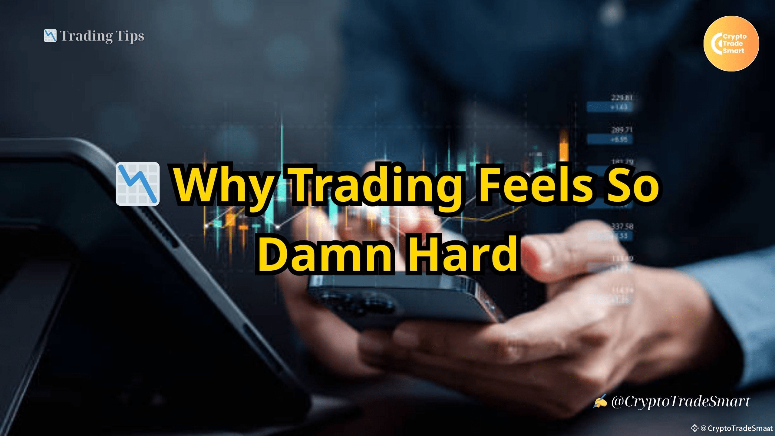 [Trading Tips] 📉 Why Trading Feels So Damn Hard --- You st ...