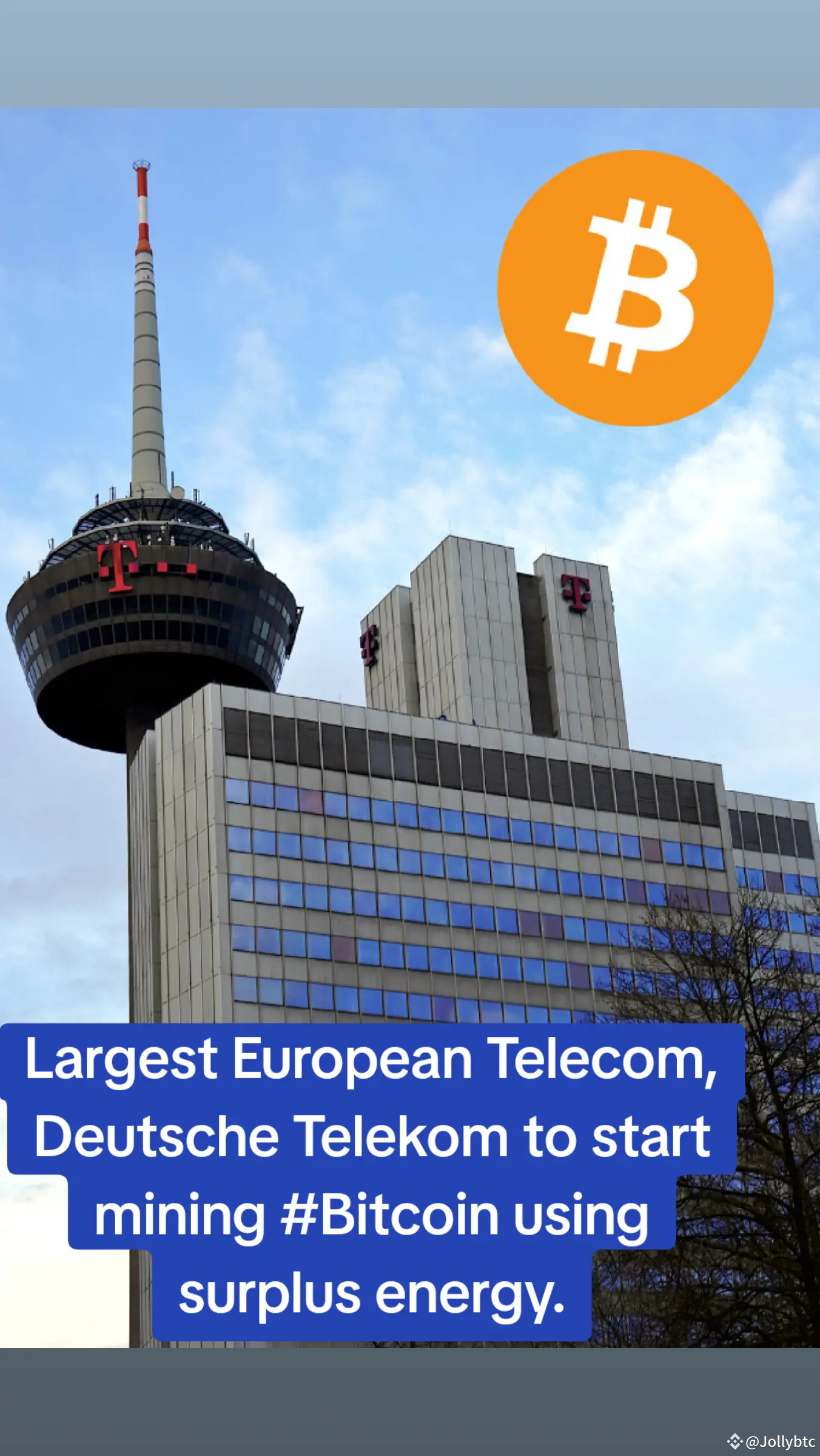 Largest European Telecom, Deutsche Telekom to start mining#B | Jollybtc ...