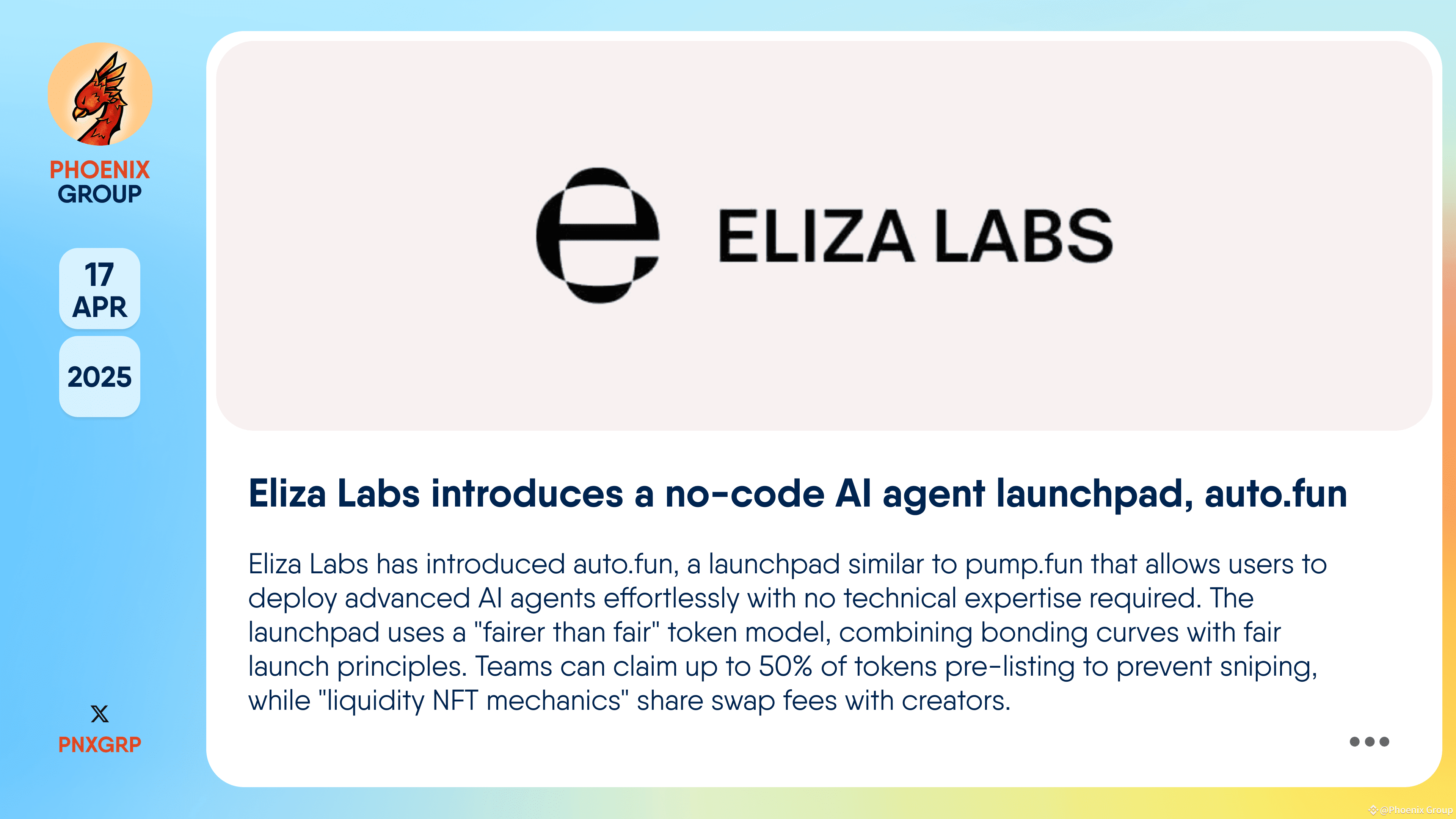 Eliza Labs introduces a no-code AI agent launchpad, auto.fun | Phoenix ...