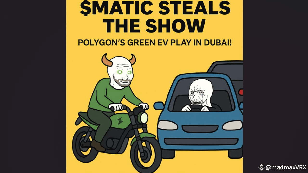 $MATIC Steals the Show – Polygon’s Green EV Play in Dubai! | madmaxVRX ...