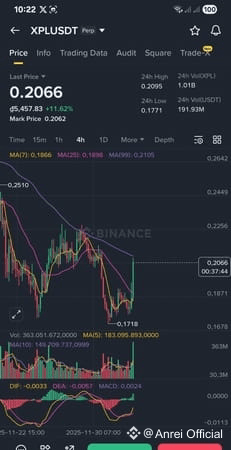 $XPL / USDT - Long Opportunity Identified! 🚀 Entry: 0.2060 | Anrei ...