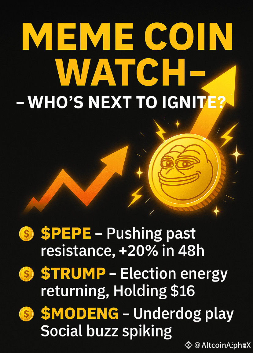 🚀 #MEME COIN WATCH – WHO’S NEXT TO IGNITE THIS WEEK? Meme ...
