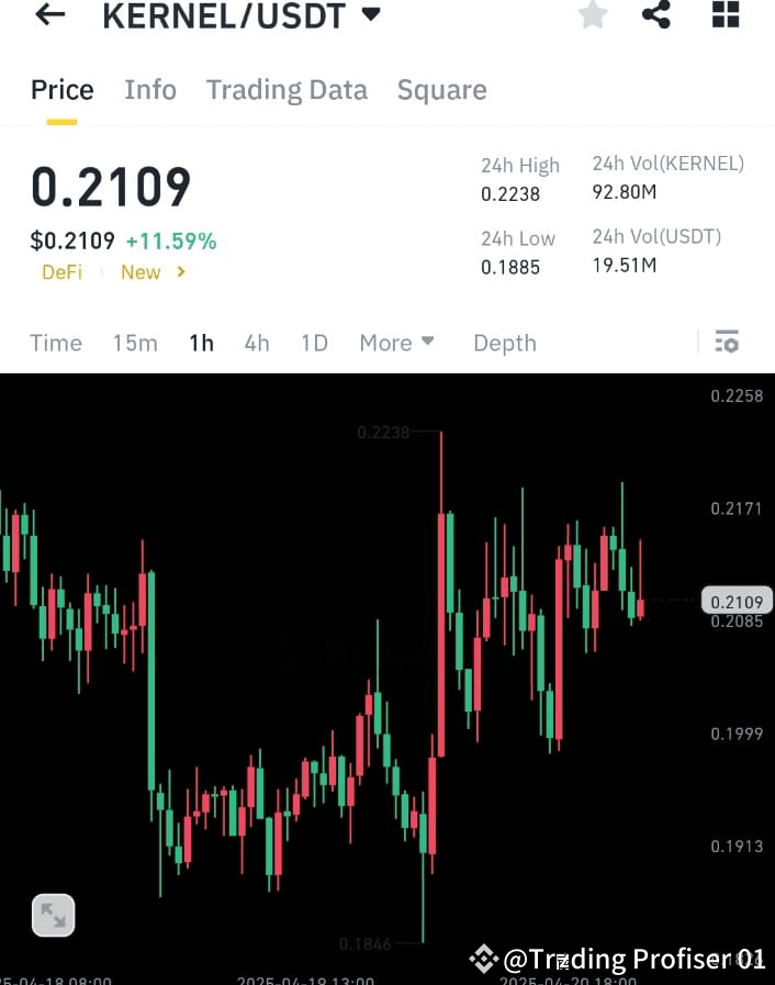 $KERNEL /USDT – Bullish Momentum Picks Up Above $0.21! $K | Trading Profiser 01 on Binance Square