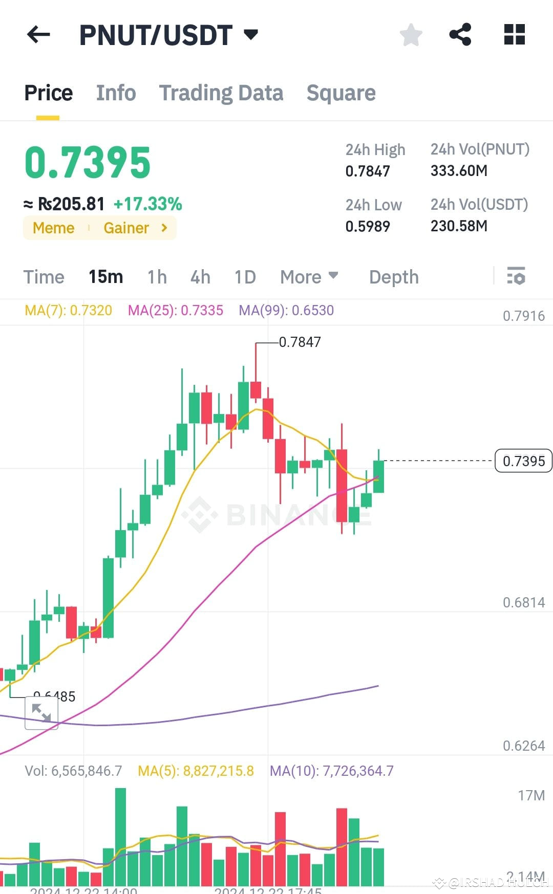 $PNUT 🚀 PNUT/USDT Technical Analysis: Potential Targets | IRSHAD HULCH on Binance Square