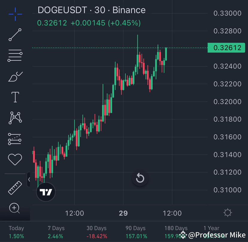$DOGE /USDT Trading Update: Bull Run Momentum Confirmed!💯🔥 | Professor Mike on Binance Square