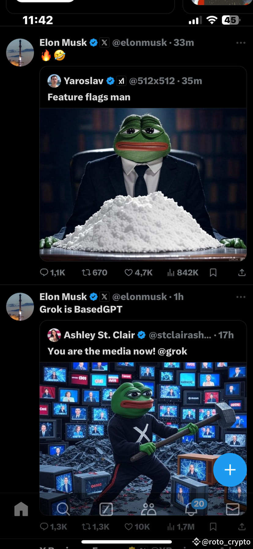 🚀 $PEPE COIN is on the brink of madness! 🚀 Elon Musk is | roto_crypto ...