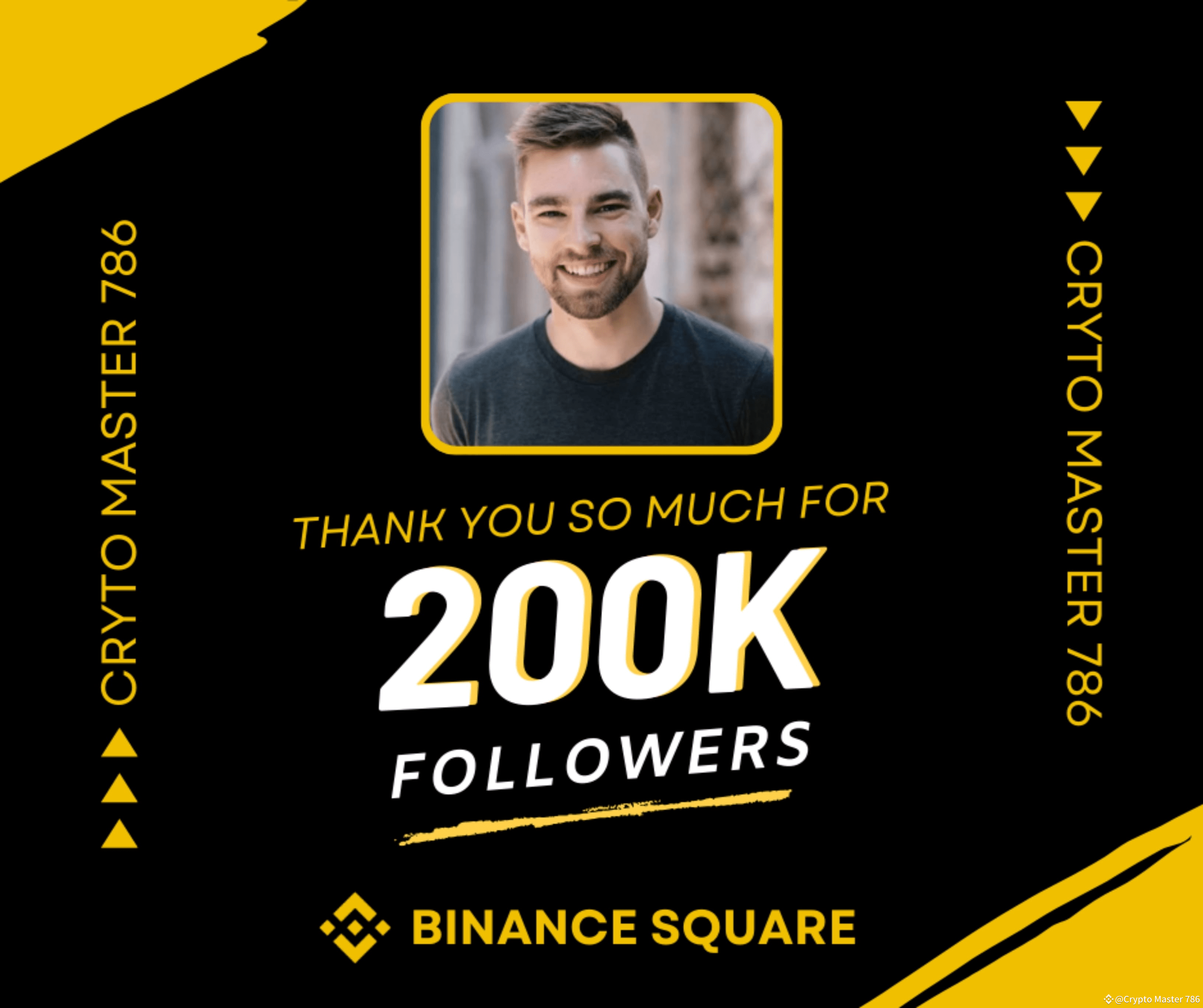 🚀 200K STRONG on Binance Square – The Journey Continues! 🌟 | Crypto Master 786 on Binance Square
