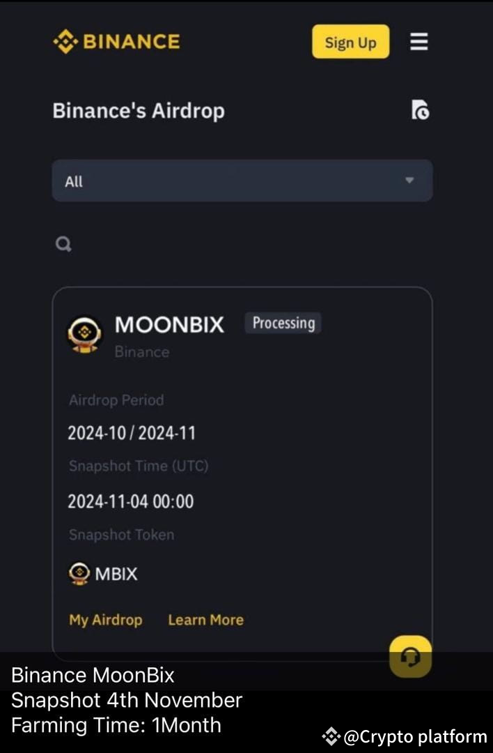 🎯 Binance post about Moonbix airdrop and quickly deleted. | Crypto ...