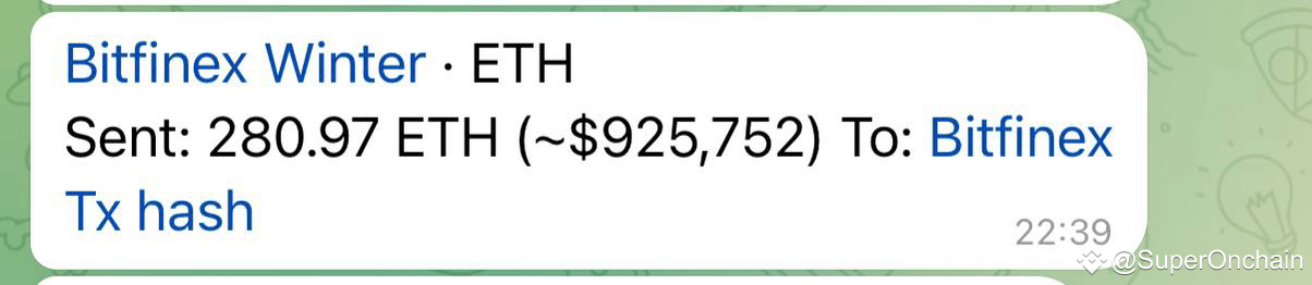 📌 Winter's Bitfinex wallet is gradually transferring ETH to ...